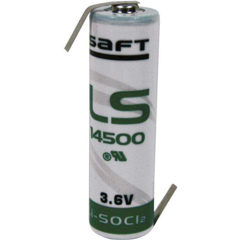 Saft LS14500 AA Lithium-Thionylchlorid 3,6V Premium Made in France ...